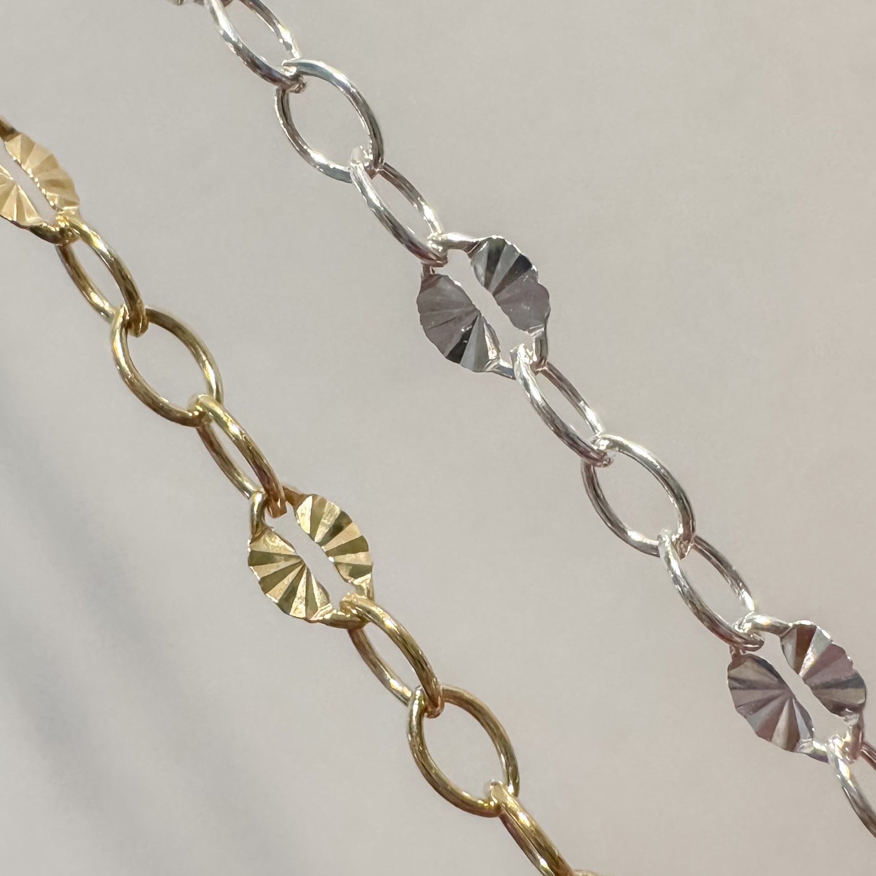 Sunburst Cable Chain | 14K Gold Filled or .925 Sterling Silver | Perma ...